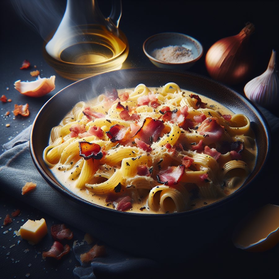 Recette Pâtes à la Carbonara avec Lardons et Crème | Popote